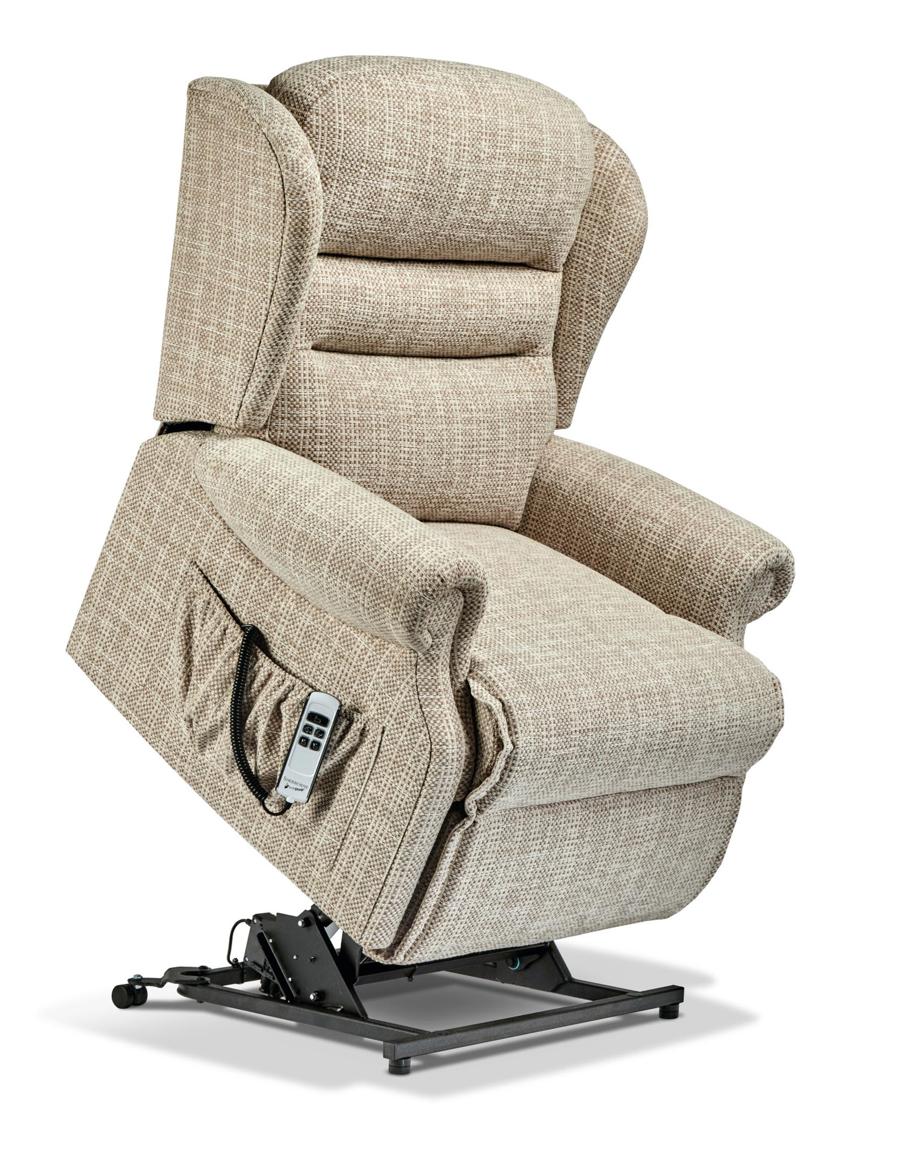 Malvern Royale Fabric Electric Riser Recliner - Sherborne Upholstery