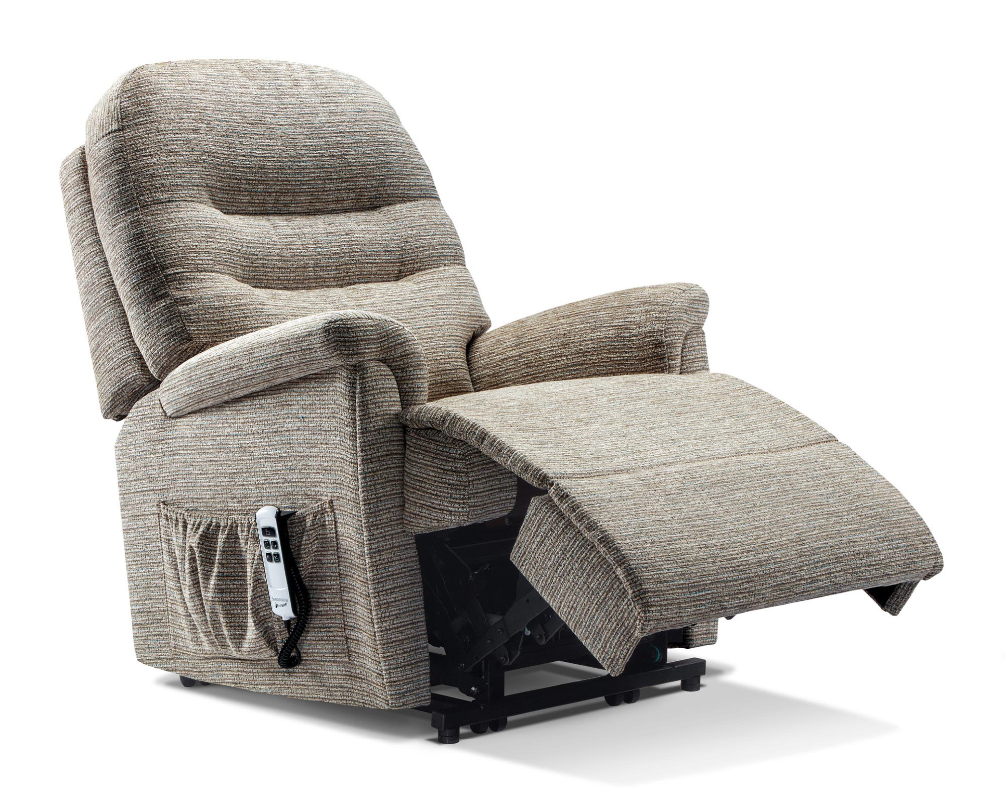 Keswick Small Fabric Electric Riser Recliner - Sherborne Upholstery