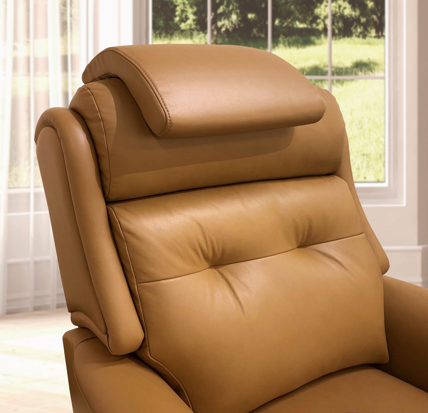 Fabric Comfort Curve Cushion - Sherborne Upholstery