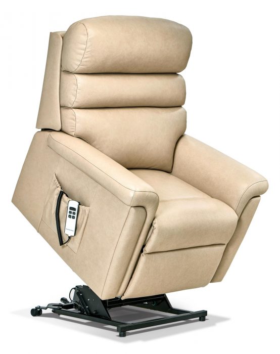 Comfi-sit Standard Leather Electric Riser Recliner - Sherborne Upholstery