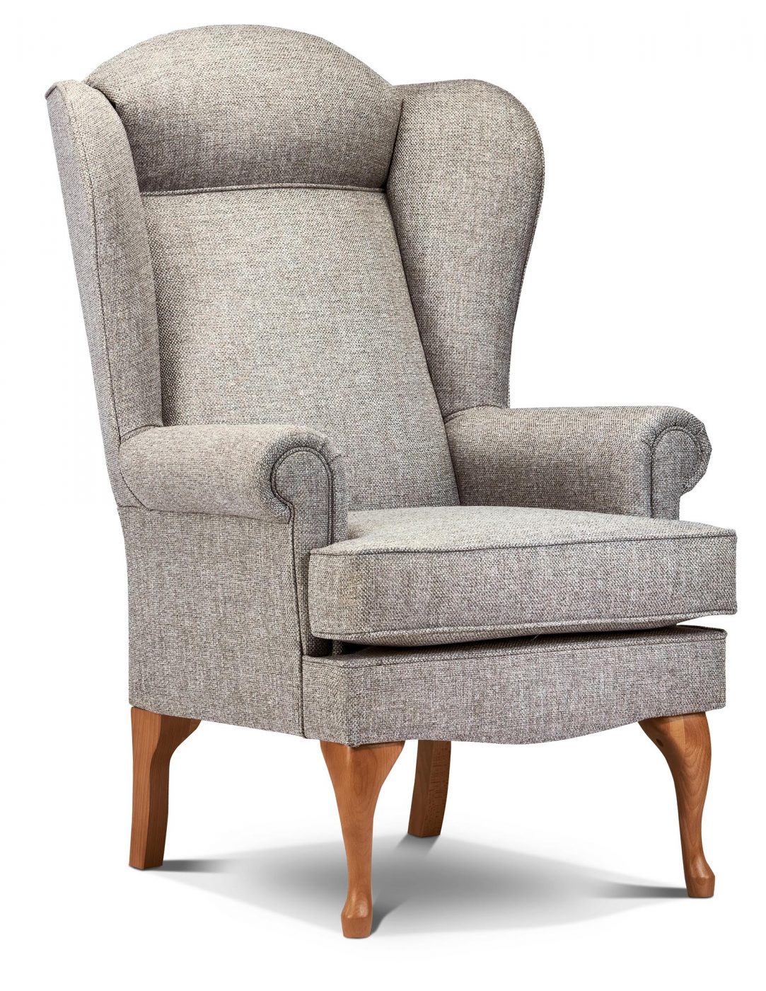 Salisbury High Seat Fabric Chair - Sherborne Upholstery